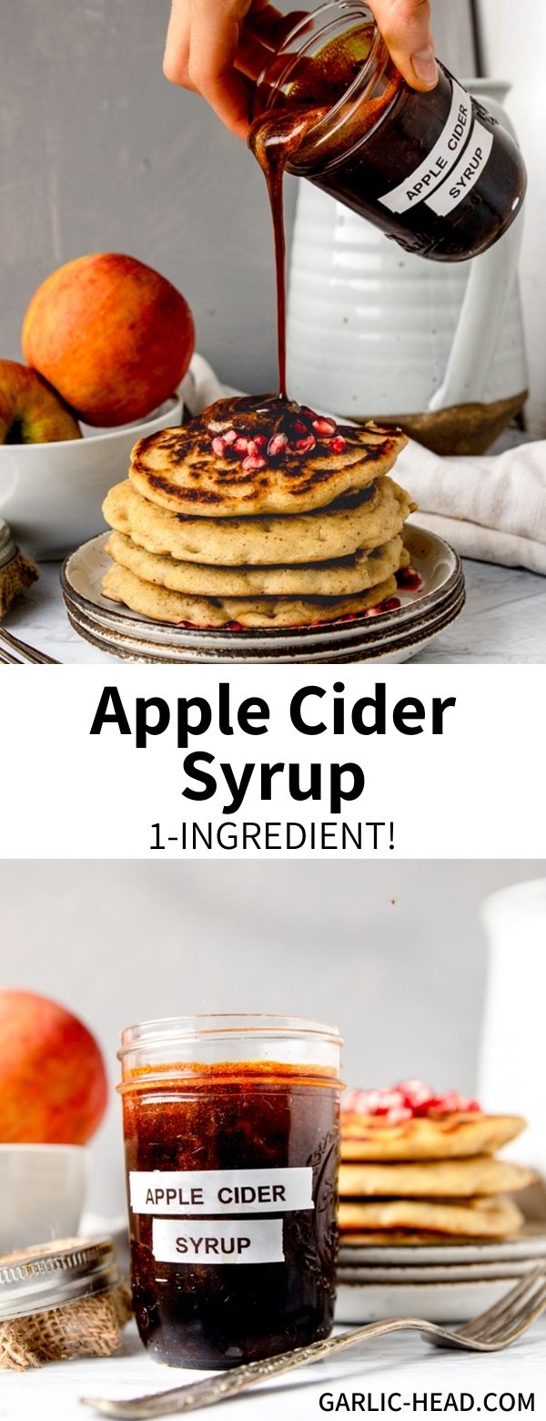 How to Make Boiled No Sugar Added Apple Cider Syrup – Garlic Head