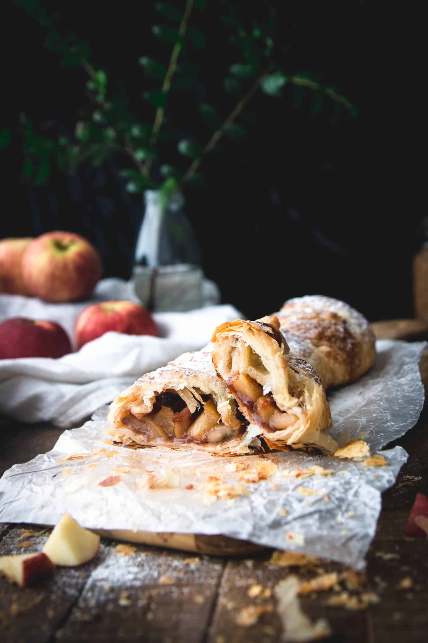 Puff Pastry Apple Strudel Recipe – Garlic Head
