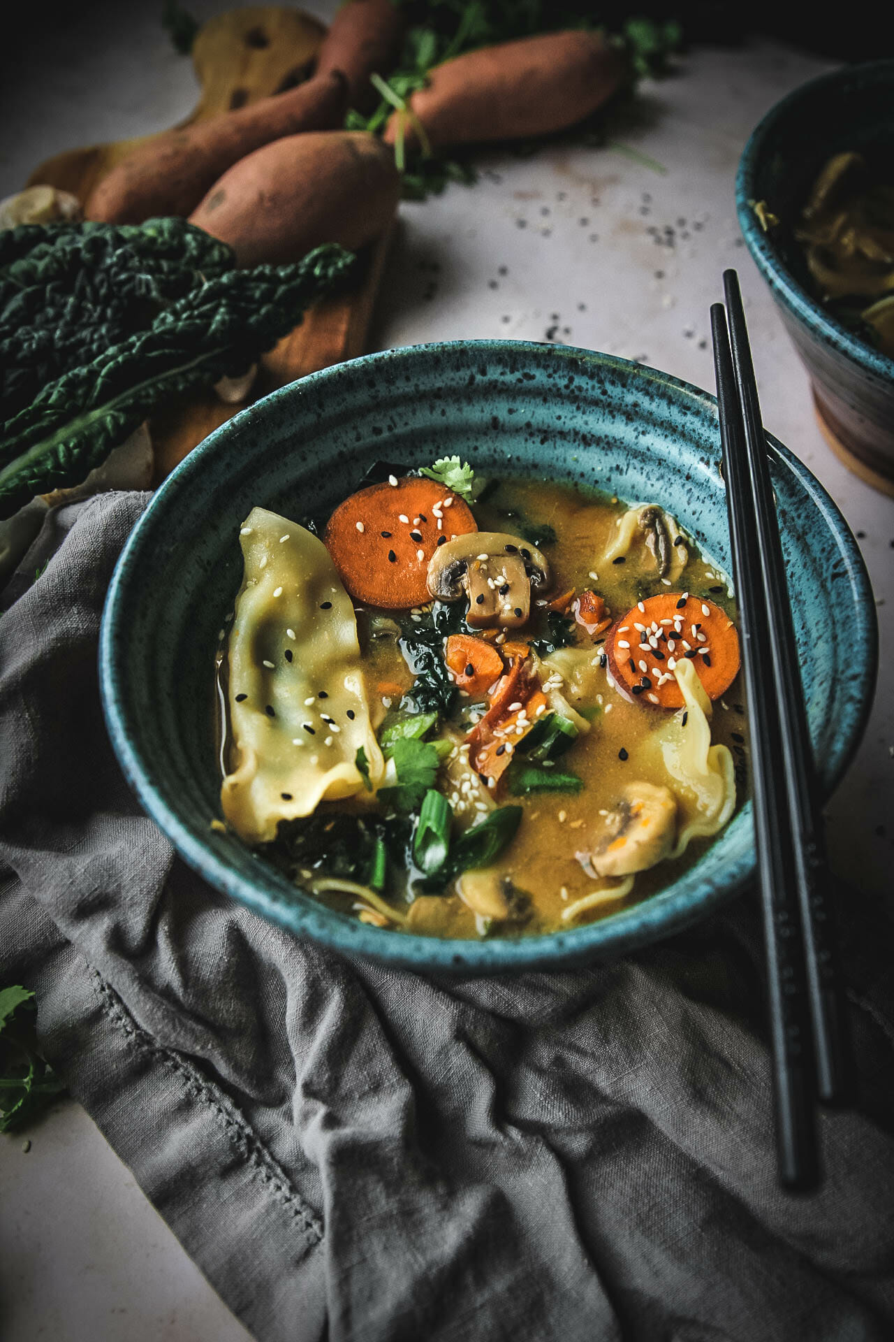 Miso Dumpling Soup Recipe – Garlic Head