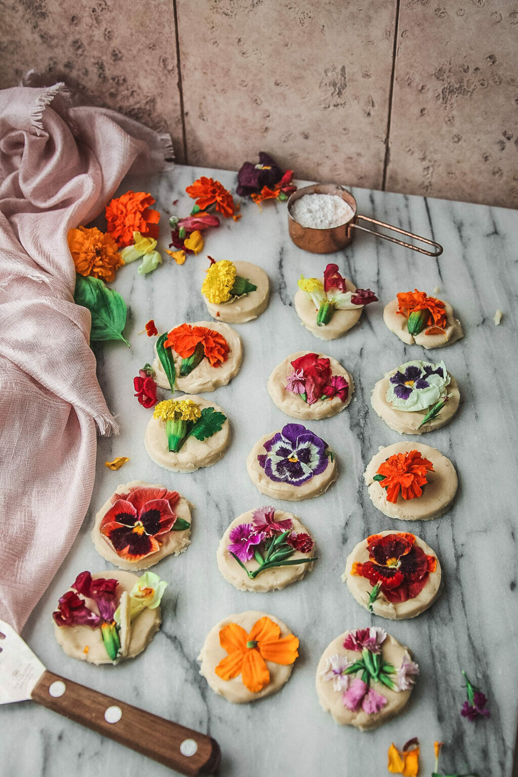 Flower Shortbread Cookies – Garlic Head